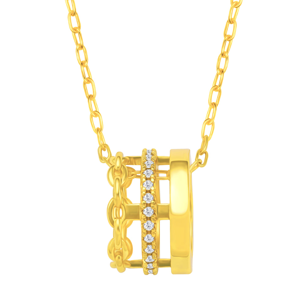 CLEO Necklace - 18K Gold-Plated | Unique Modern Jewelry – Unique ...